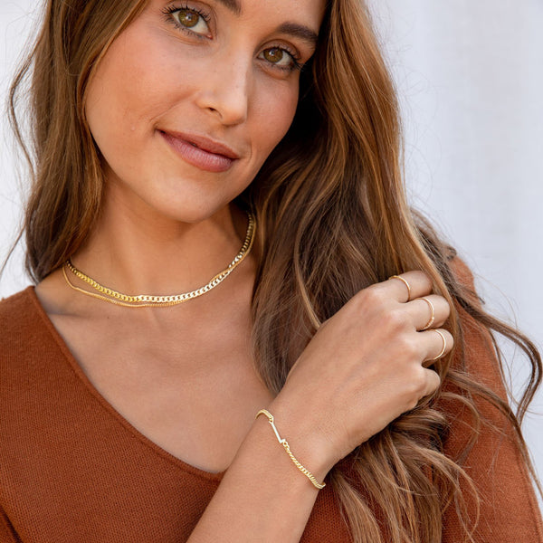 Wilder Alphabet Bracelet - L – gorjana wholesale